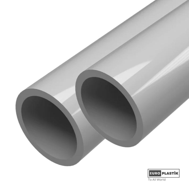 20mm PVC Straight Pipe High Series (Non-Flammable) | EURO Plastik