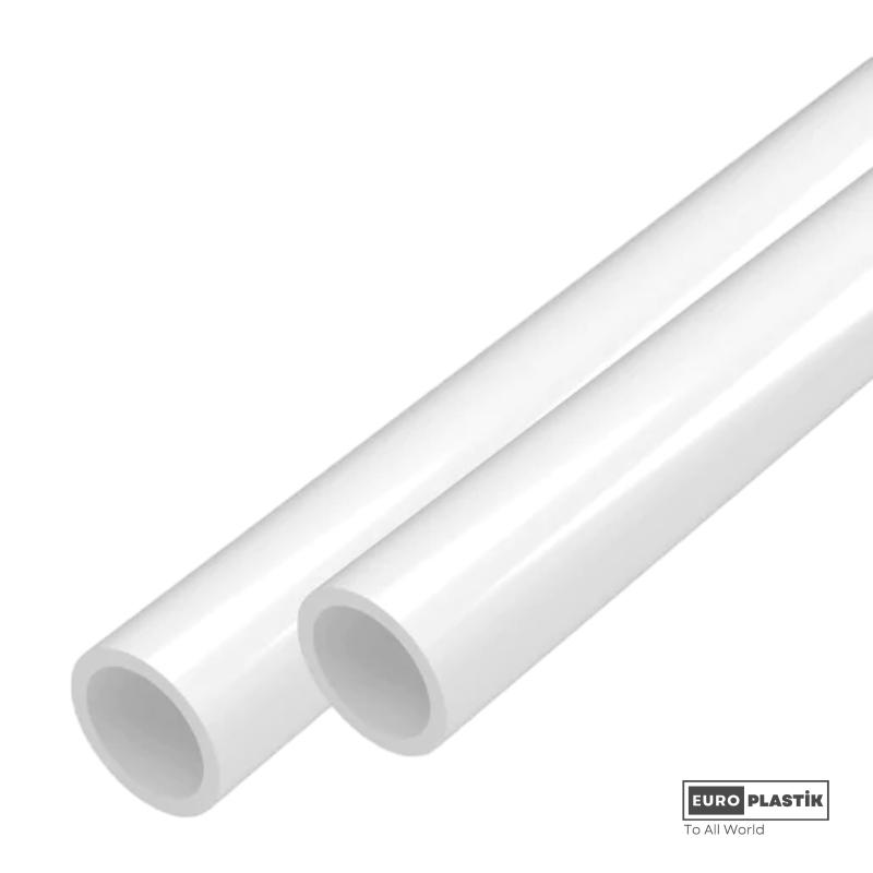 40mm PVC Straight Pipe High Series (Non-Flammable) | EURO Plastik