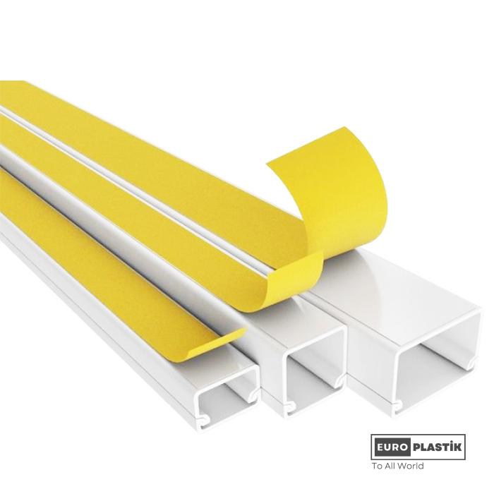 40 x 16 PVC Cable Trunking-Adhesive | EURO Plastik