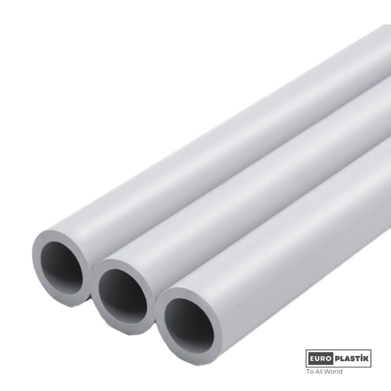 40mm PVC Straight Pipe High Series (Non-Flammable) | EURO Plastik