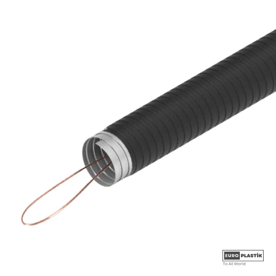 37mm PVC Coated Metal Spiral Pipe with Wire | EURO Plastik