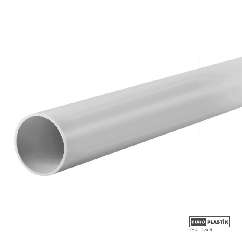 20mm PVC Straight Pipe High Series (Non-Flammable) | EURO Plastik
