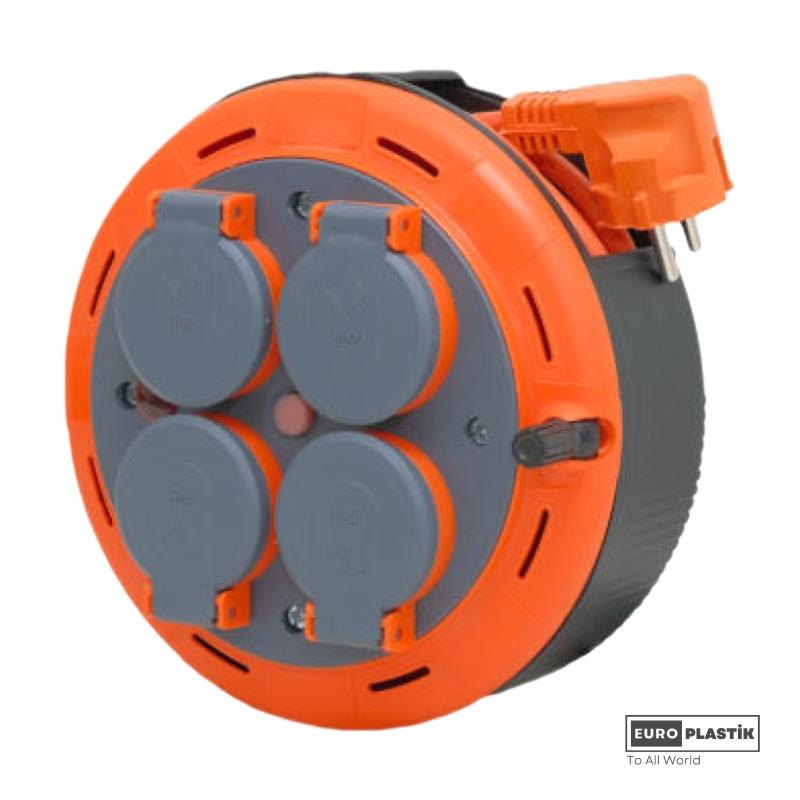 Plastic Cable Reel 5m 3 x 1mm (Covered) | EURO Plastik